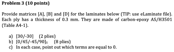 Solved Problem 3 (10 points) Provide matrices [A], [B] and | Chegg.com