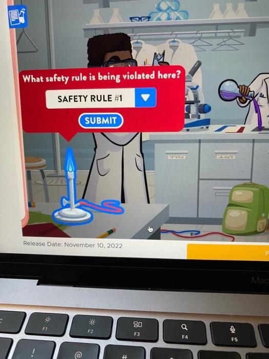 Solved What safety rule is being violated here? SAFETY | Chegg.com