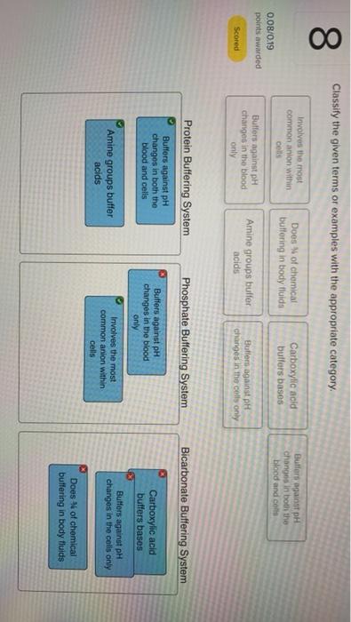 Classify the given terms or examples with the | Chegg.com