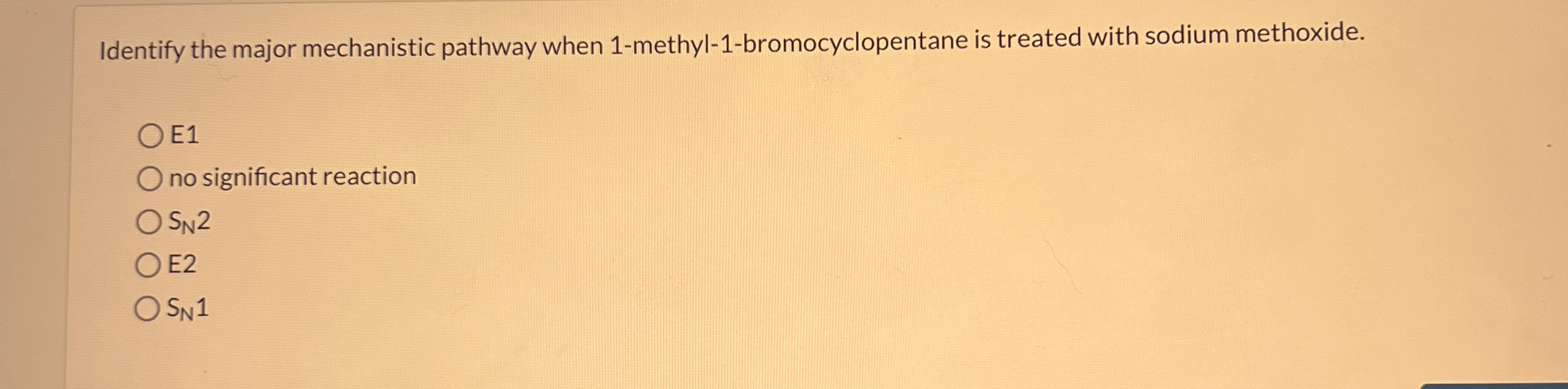 Solved Identify the major mechanistic pathway when | Chegg.com