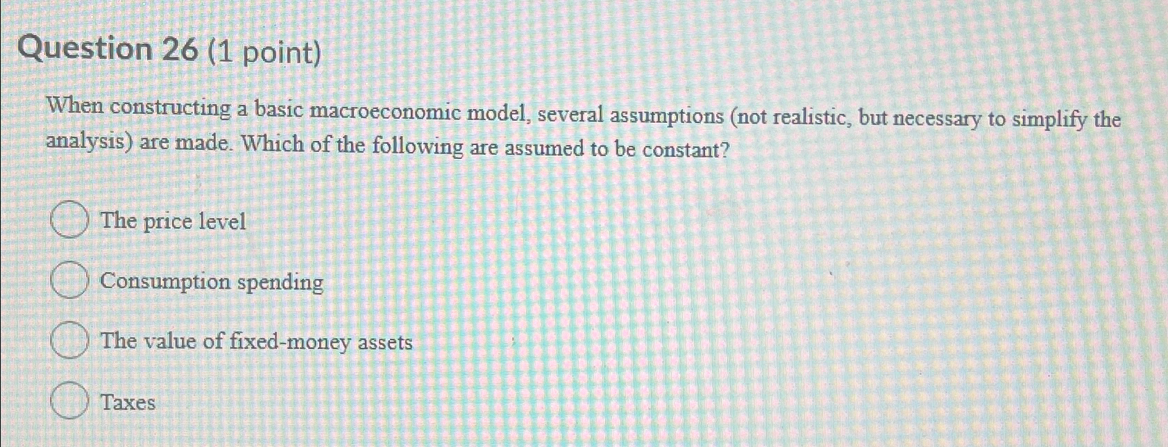 Solved Question 26 (1 ﻿point)When constructing a basic | Chegg.com