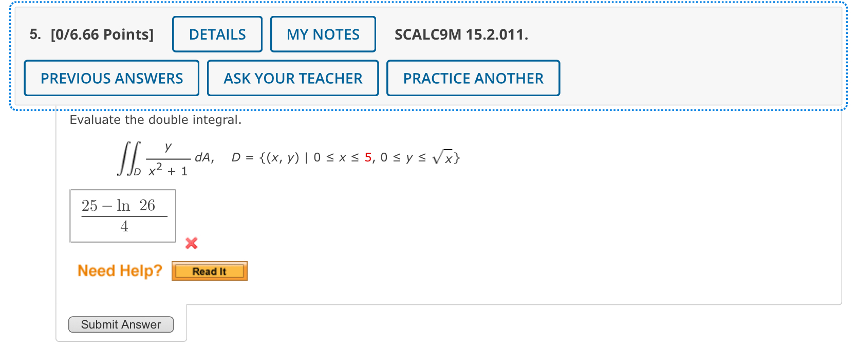 Solved Evaluate the double | Chegg.com