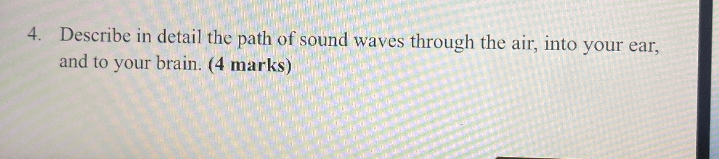 Solved Describe in detail the path of sound waves through | Chegg.com