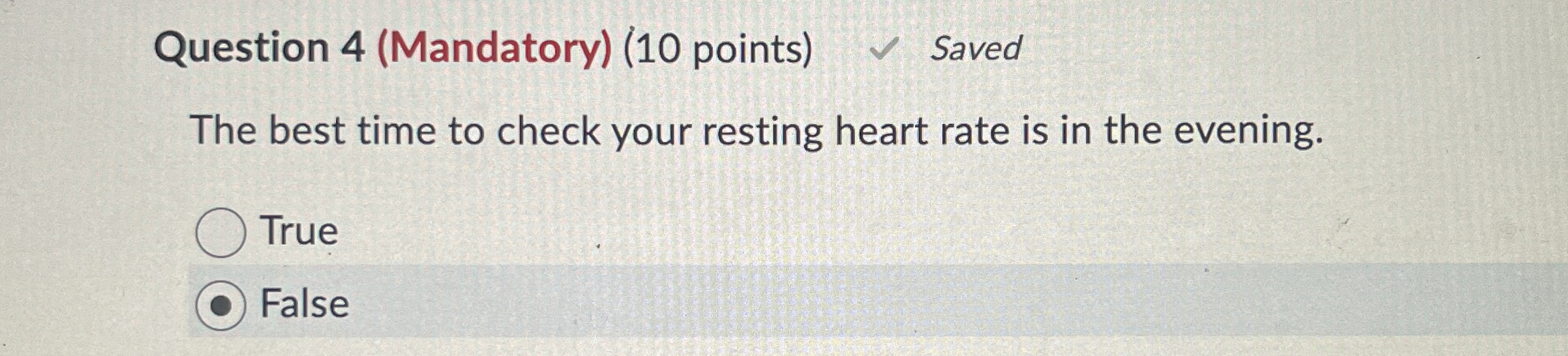 Solved Question 4 (Mandatory) (10 ﻿points)SavedThe best time | Chegg.com