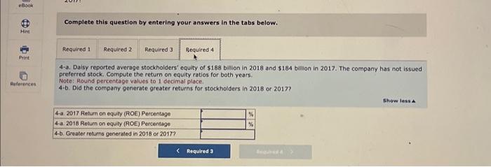 Solved E13-2 (Algo) Computing and Interpreting Profitability | Chegg.com
