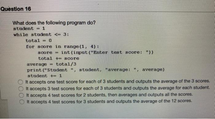 Solved Question 14 When will the following loop terminate? | Chegg.com
