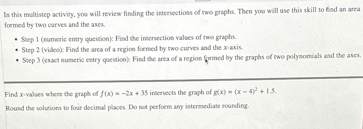 Solved In this multistep activity, you will review finding | Chegg.com