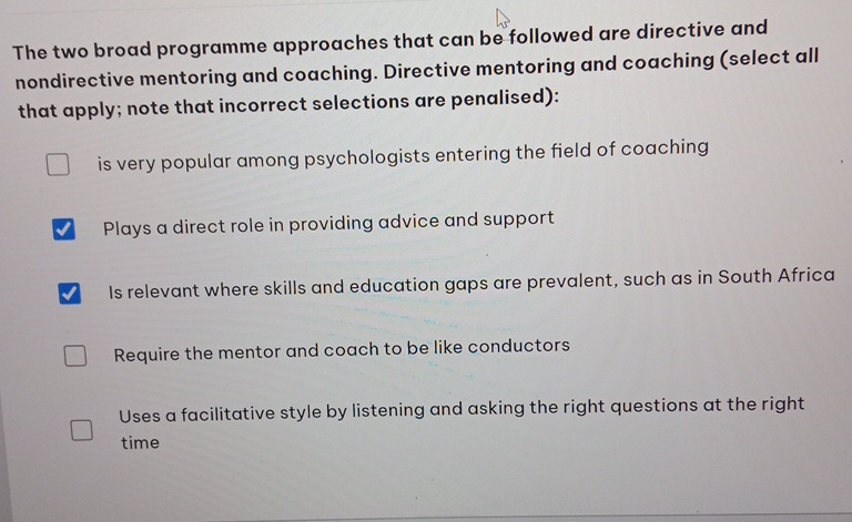 Solved The two broad programme approaches that can be | Chegg.com