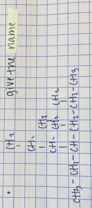 Solved \\( \\begin{array}{c}\\mathrm{CH}_{2} \\quad \\text { | Chegg.com
