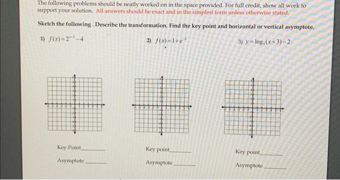 Solved The following problems should be neatly worked on in | Chegg.com