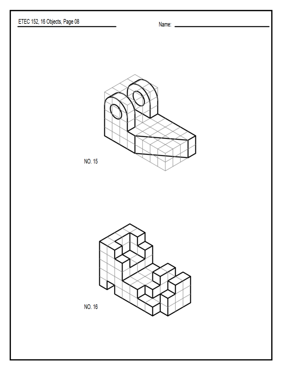 Solved Can you please draw the three orthographic views for | Chegg.com