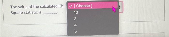 Solved Drop Down Menu Set - Choose a response from the drop | Chegg.com