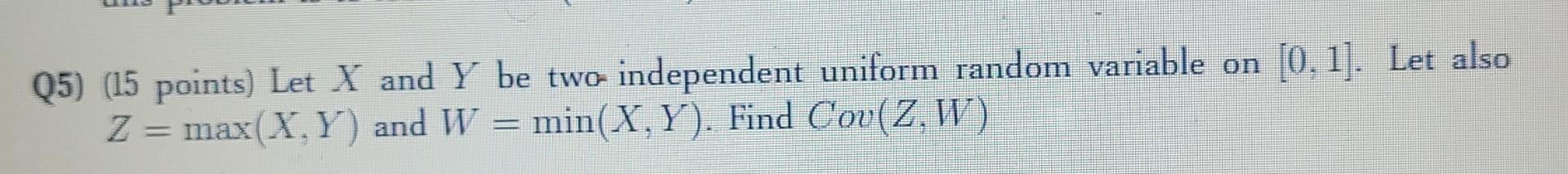 Solved Q1) (15 points) Let X be a continuous nonnegative | Chegg.com