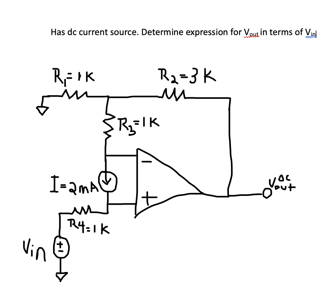 Solved Has dc current source. Determine expression for | Chegg.com