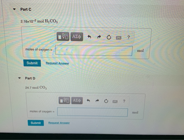 Solved Part A 4.54 mol H2O2 IVO AXO A o o ? moles of oxygen | Chegg.com