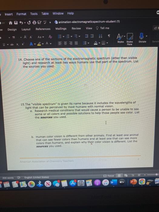 Solved Insert Format Tools Table Window Help | Chegg.com