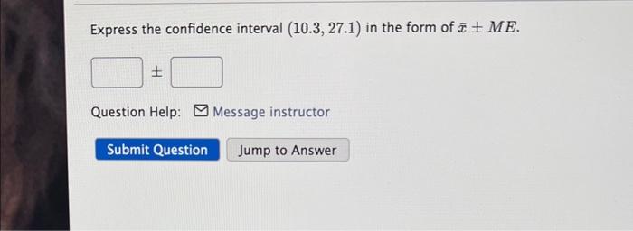 Solved Assignment \#9 - Introduction to Confidence Intervals | Chegg.com