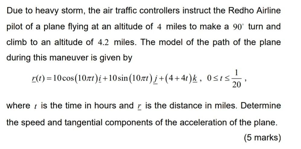 Solved Due to heavy storm, the air traffic controllers | Chegg.com