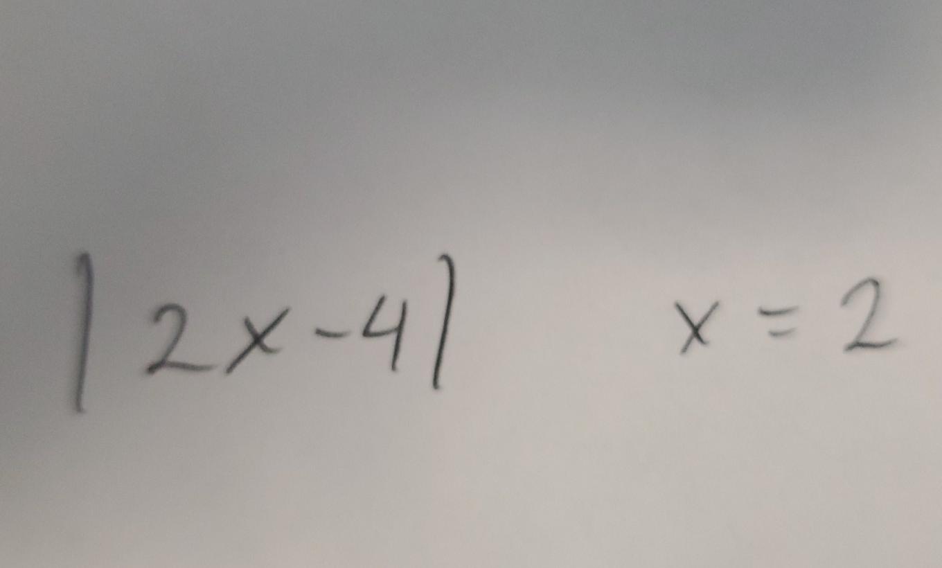 Solved 12x-4) x=2 | Chegg.com