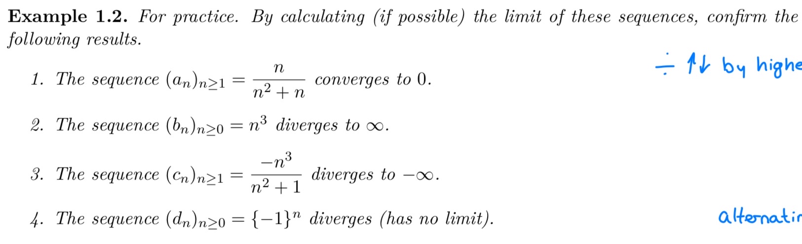 Solved Example 1.2. ﻿For practice. By calculating (if | Chegg.com