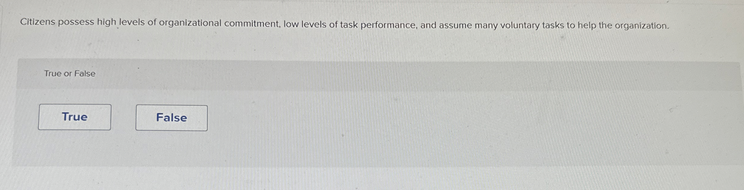 Solved Citizens possess high levels of organizational | Chegg.com