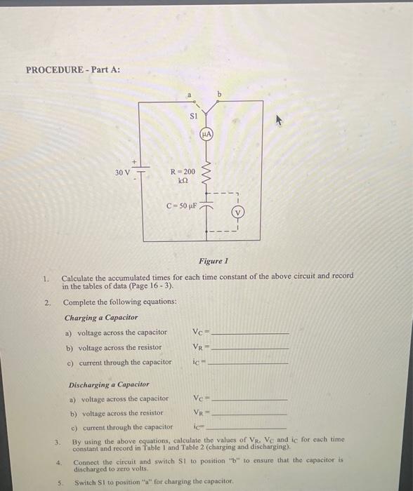 Solved PROCEDURE - Part A: Figure 1 1. Calculate the | Chegg.com