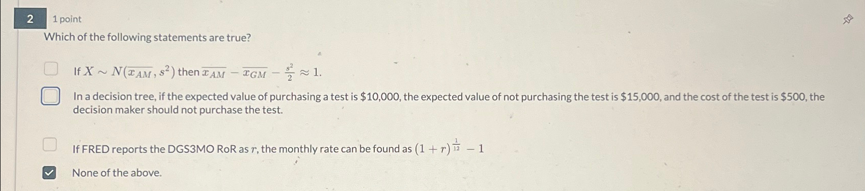 Solved 21 ﻿pointWhich of the following statements are | Chegg.com