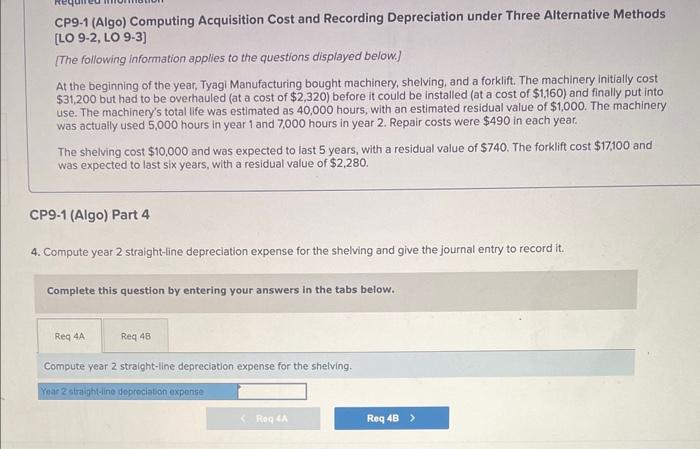 Solved Required information CP9-1 (Algo) Computing | Chegg.com