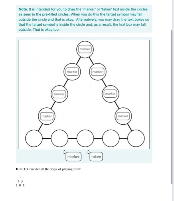 Solved Tri-Nim Question - part 2 out of 3 In the diagram | Chegg.com