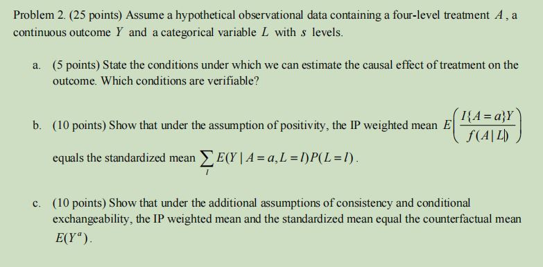 Solved Problem 2. (25 ﻿points) ﻿Assume a hypothetical | Chegg.com