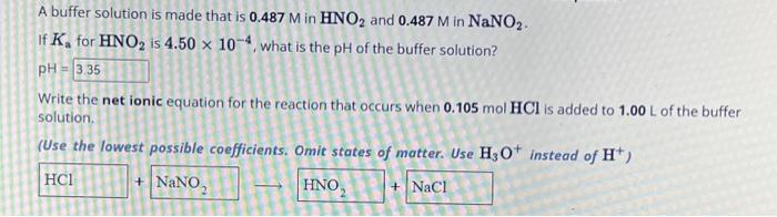 Solved A buffer solution is made that is 0.353M in HClO and | Chegg.com