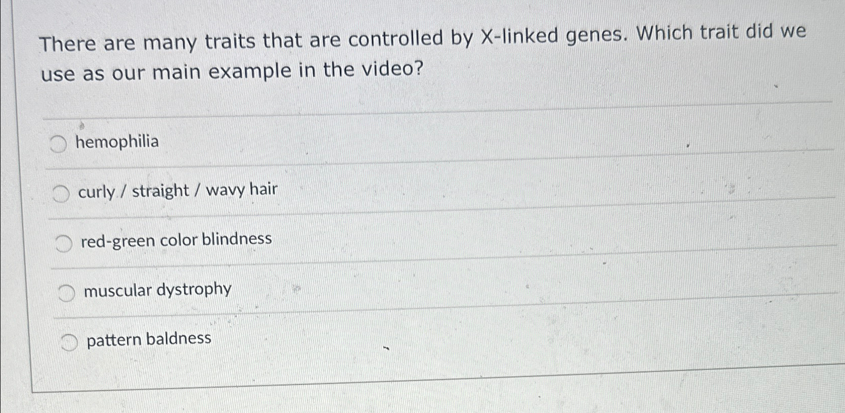 Solved There are many traits that are controlled by x-linked | Chegg.com