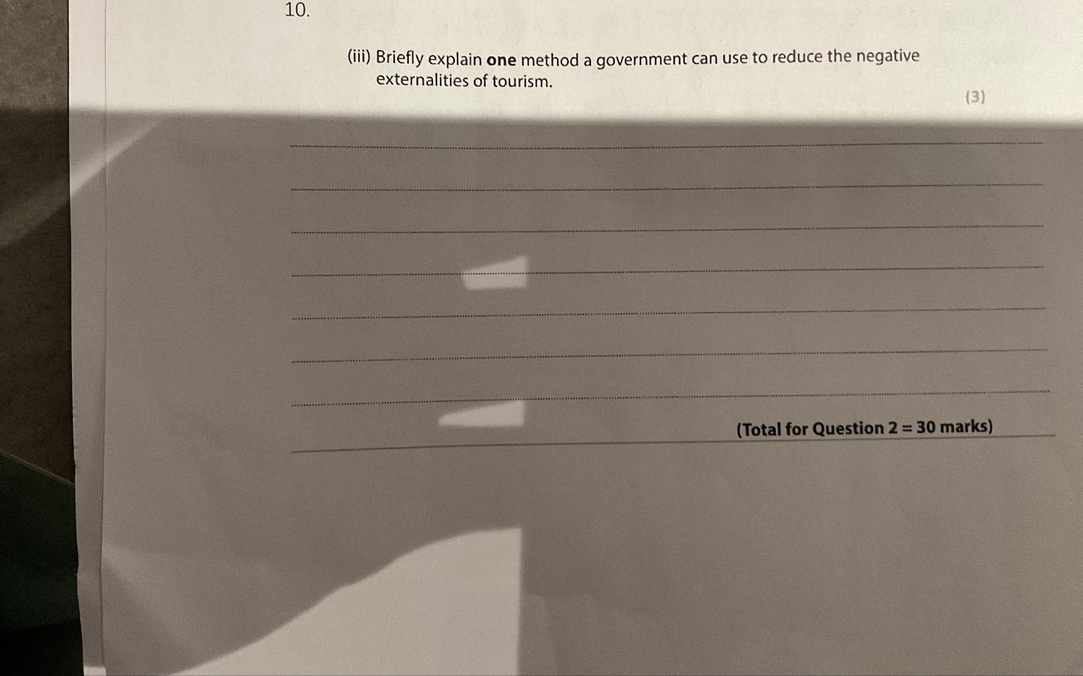 Solved (iii) Briefly explain one method a government can | Chegg.com Solved (iii) Briefly explain one method a government can | Chegg.com