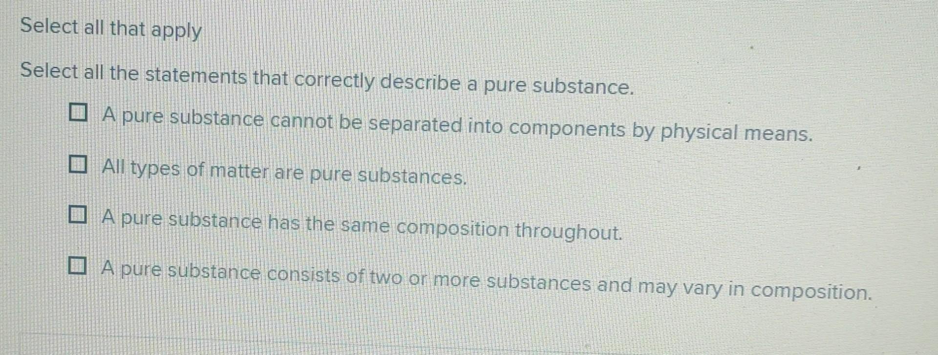 Solved Select all that apply Select all the statements that | Chegg.com