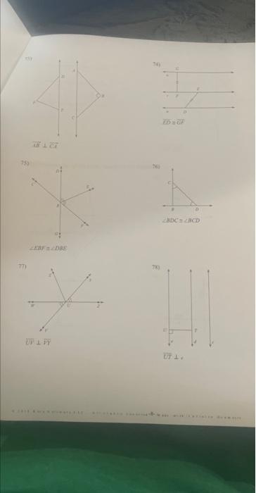 write if the statement given is indicsted by the | Chegg.com