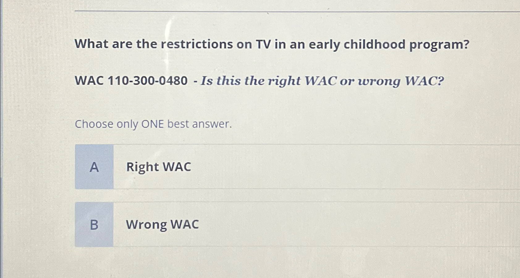 Solved What are the restrictions on TV in an early childhood | Chegg.com
