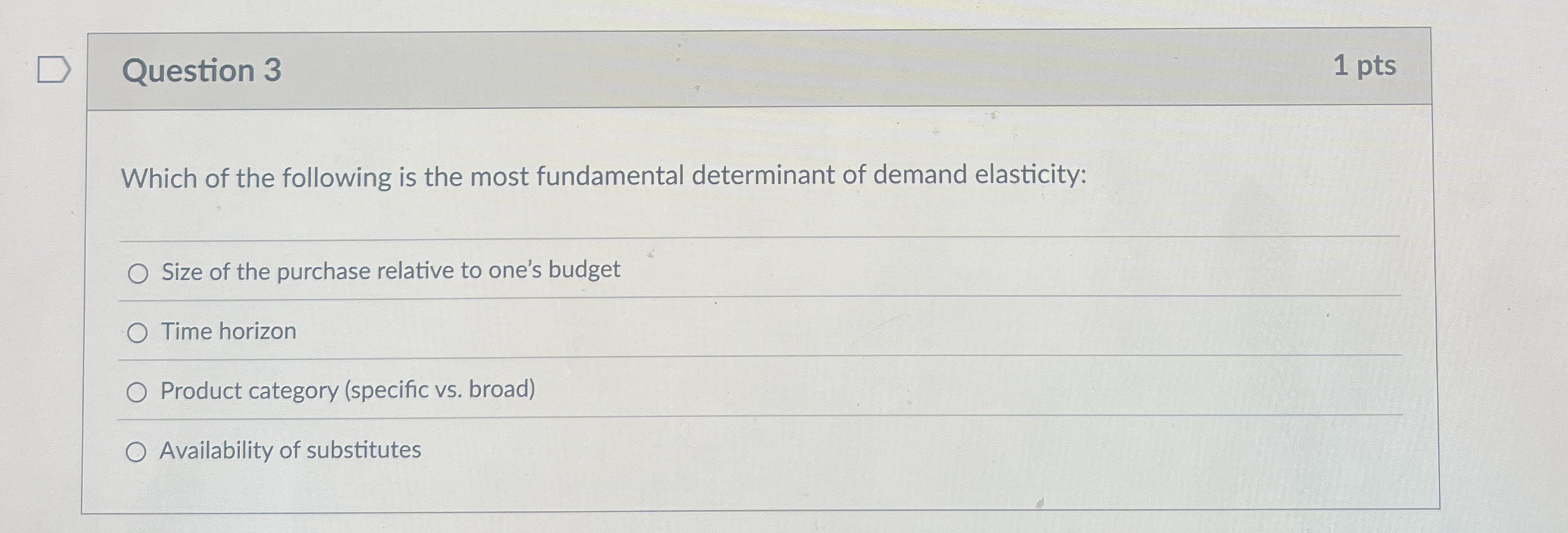 Solved Question 31 ﻿ptsWhich of the following is the most | Chegg.com
