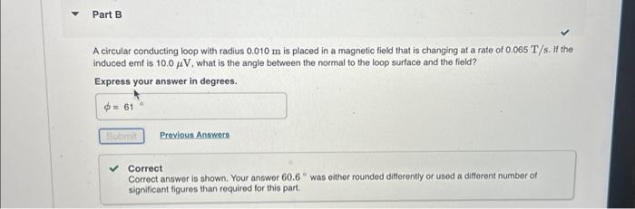Solved A circular conducting loop is placed in a magnetic | Chegg.com