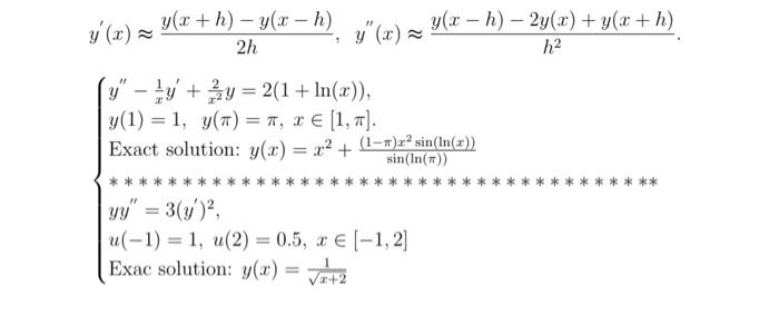 Solved WRITE IN JULIA PROGRAMMING LANGUAGE:Solve each BVP | Chegg.com