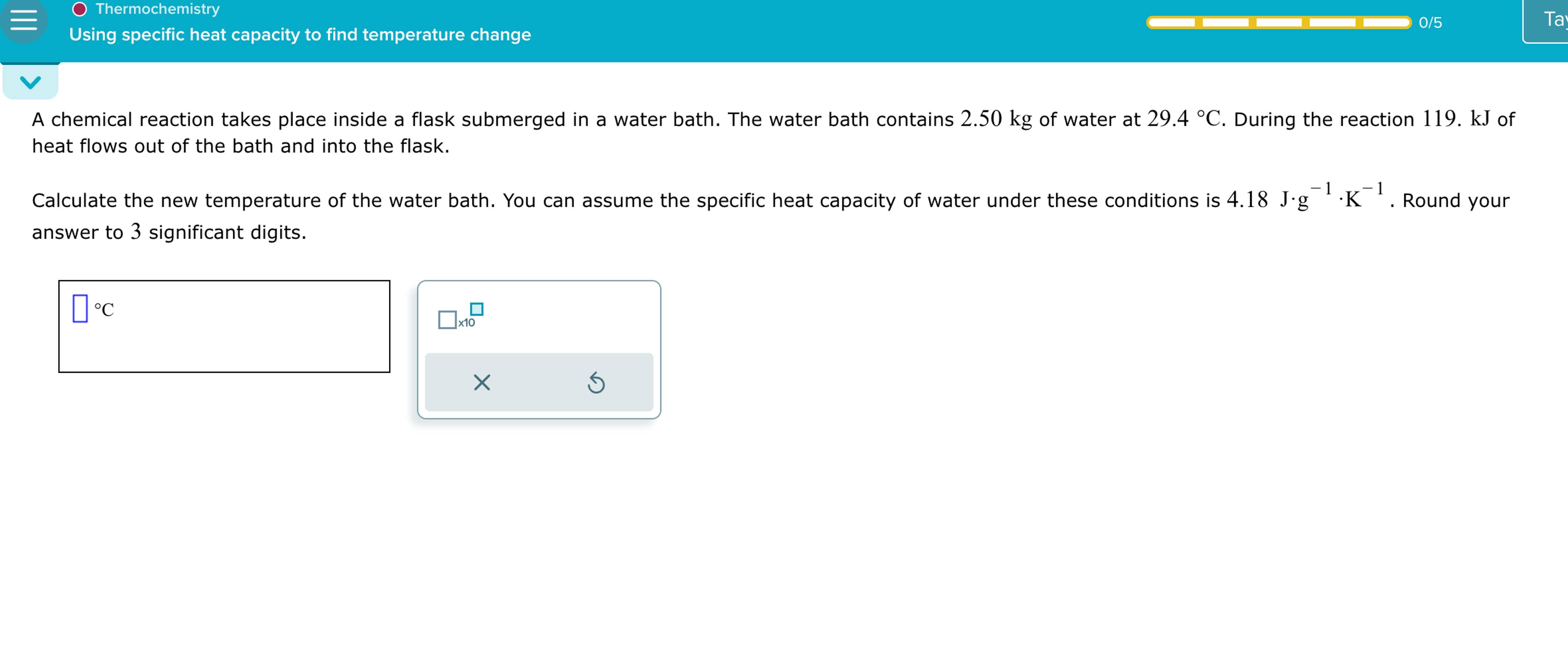 Solved A chemical reaction takes place inside a flask | Chegg.com