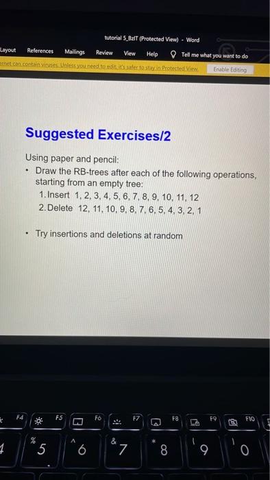 Solved tutorial 5 BIT (Protected View) - Word Layout | Chegg.com