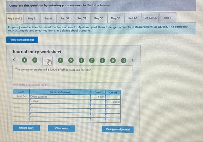 Solved Problem 3-5A (Algo) Applying the accounting cycle LO | Chegg.com