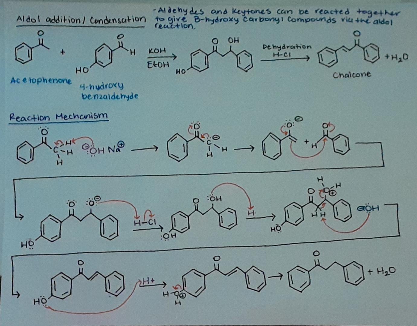 Solved I have done a chalcone synthesize reaction between | Chegg.com