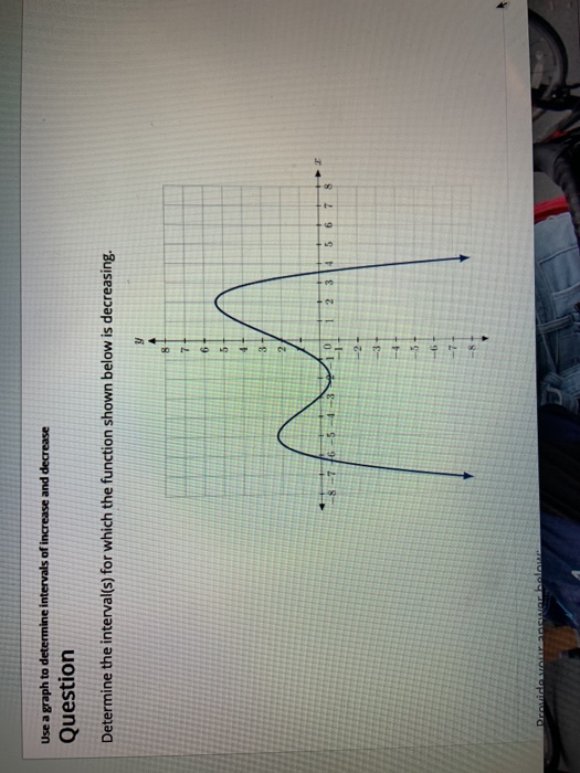 Solved Use a graph to determine intervals of increase and | Chegg.com