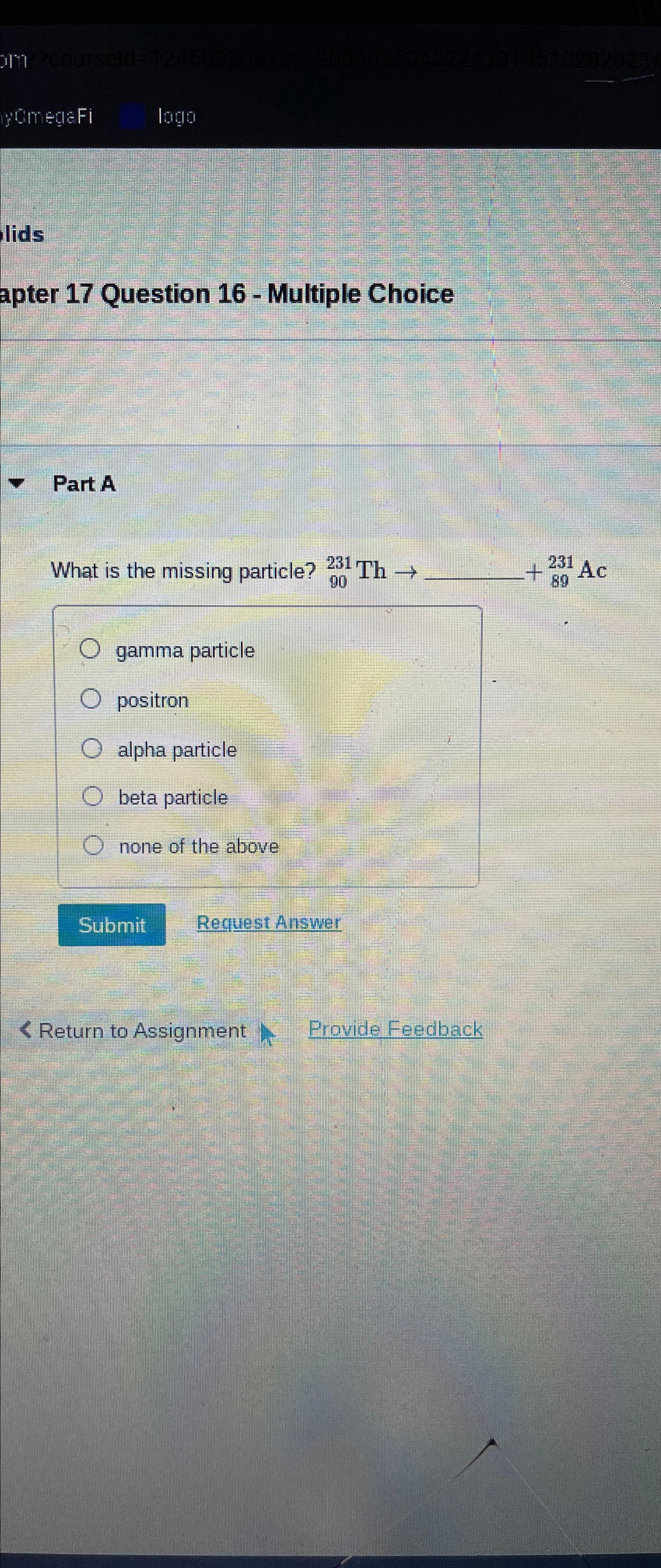 Solved apter 17 ﻿Question 16 - ﻿Multiple ChoicePart AWhat is | Chegg.com