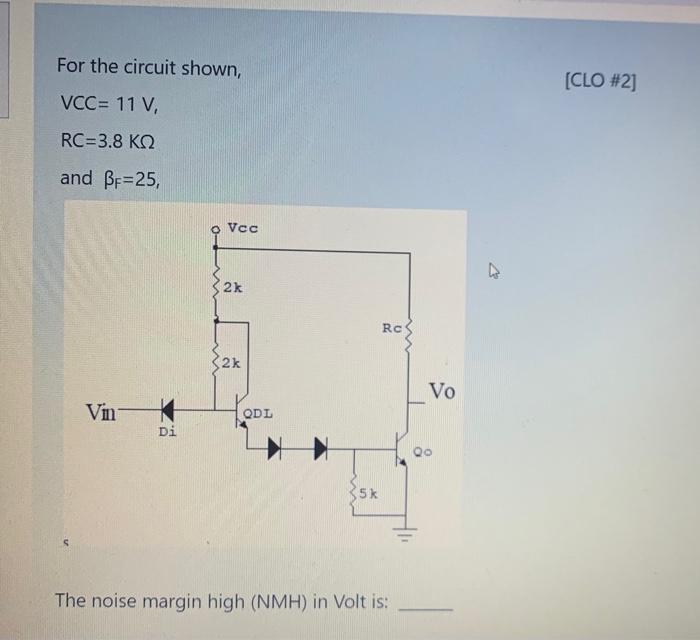 Solved and find :i input low i input highi output lowi | Chegg.com
