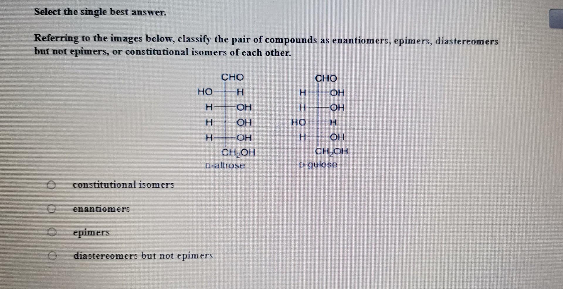 Solved Referring to the images below, classify the pair of | Chegg.com