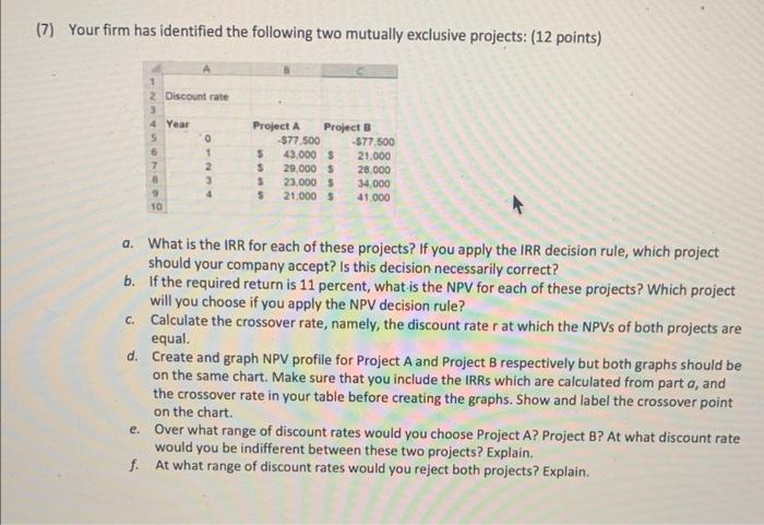 Solved Discount rate \begin{tabular}{|c|cccc} 4 & Year & & | Chegg.com