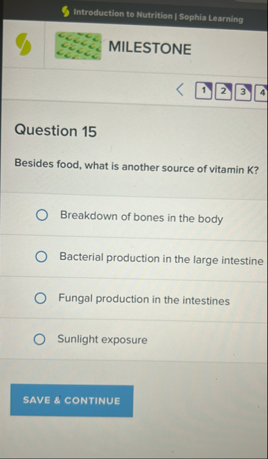 Solved Introduction to Nutrition | ﻿Sophia | Chegg.com