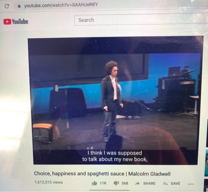 Solved here is the video picture you should watch for the | Chegg.com